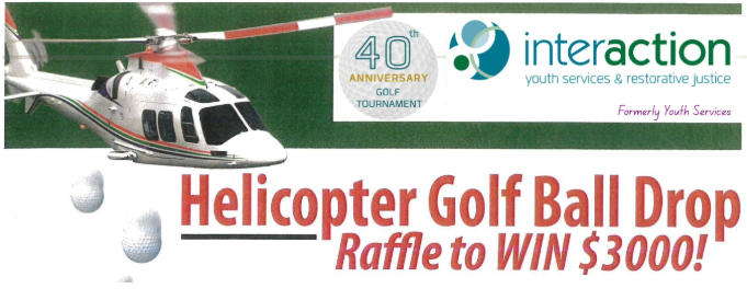 Helicopter Golf Ball Drop Raffle – Interaction
